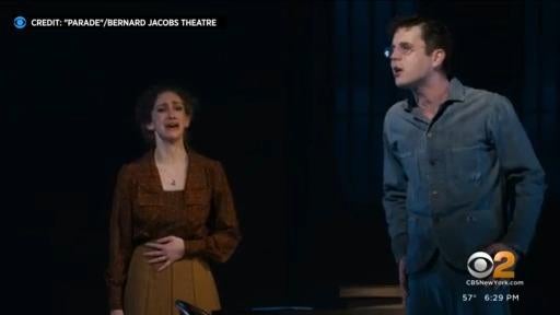 "Parade" revival celebrates opening night on Broadway - CBS New York