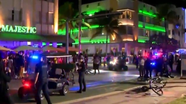 Miami Beach enacts spring break curfew after 2 fatal shootings - CBS News