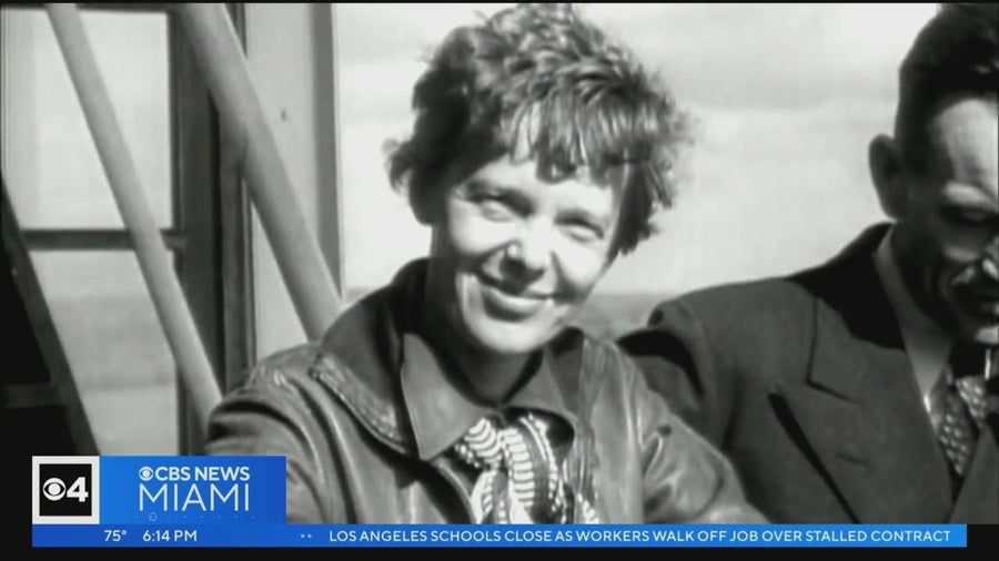Amelia Earhart's legacy lives on in South Florida - CBS Miami