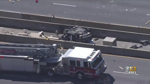 Six construction workers killed when car crashed into work zone on I ...