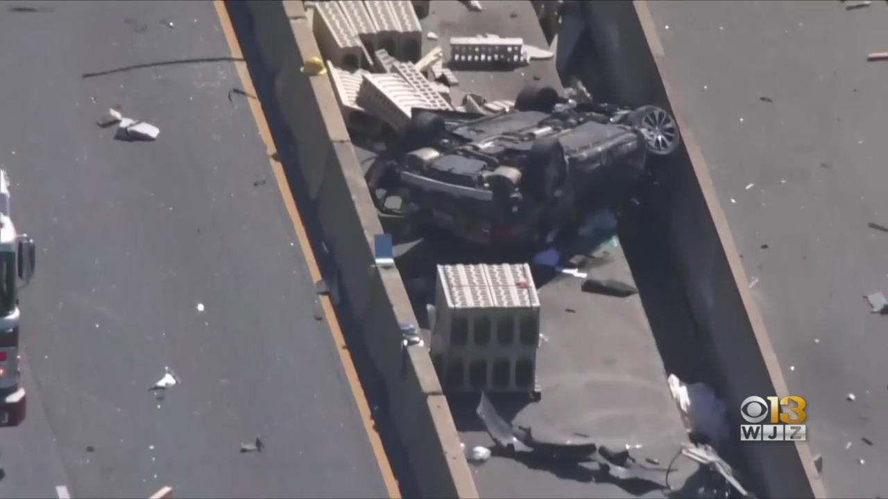 Video captures high-speed crash that killed six highway workers on I ...