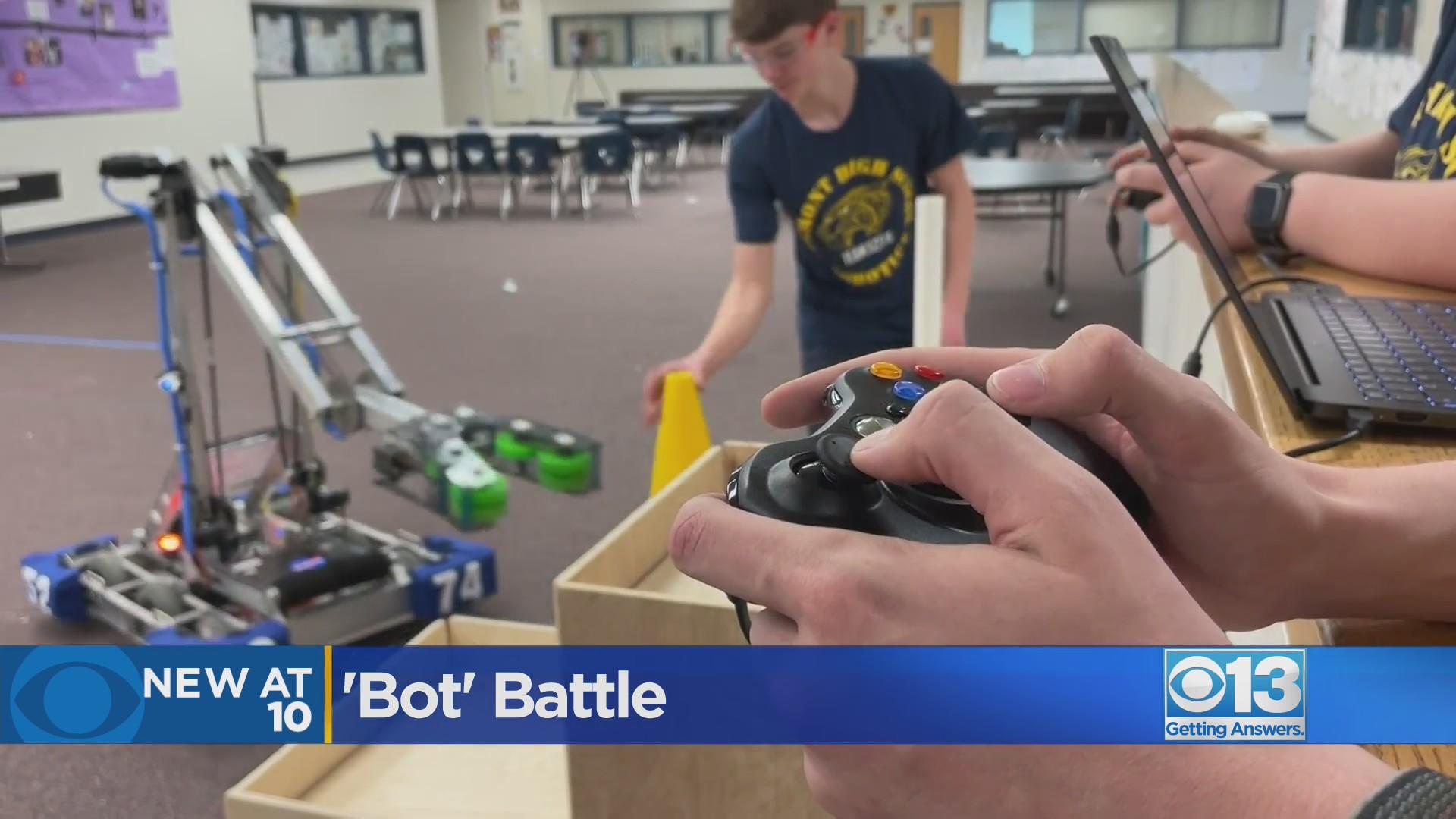 "Bot" battle: Rosemont High School robotics team advances to world ...