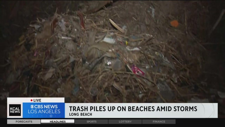 Piles of trash cover SoCal beaches after series of storms - CBS Los Angeles
