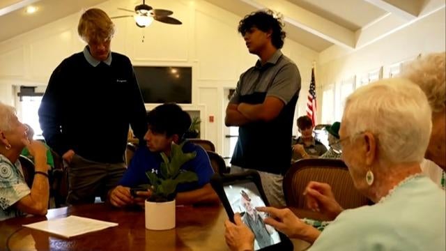 Teenagers help seniors learn how to use technology — and form ...