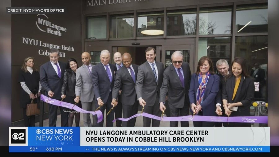 New NYU Langone ambulatory care center opens in Brooklyn - CBS New York