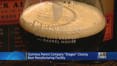 Owner of Guinness Open Gate Brewery closing manufacturing facility in ...