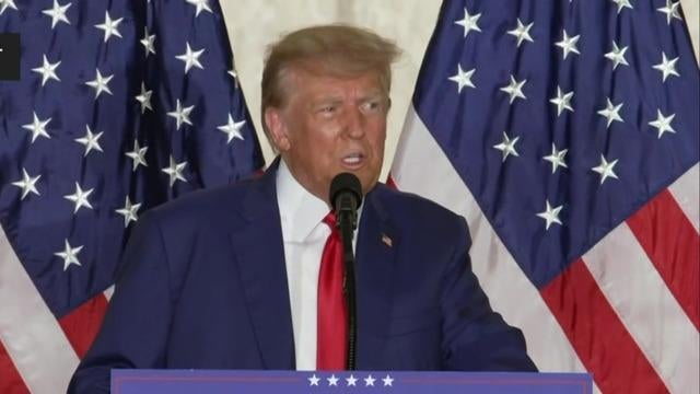 Trump says he won't drop out of presidential race if convicted - CBS News