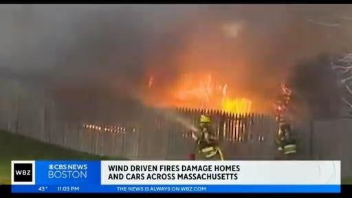 Wind-driven fires cause extensive damage in Attleboro, Burlington ...