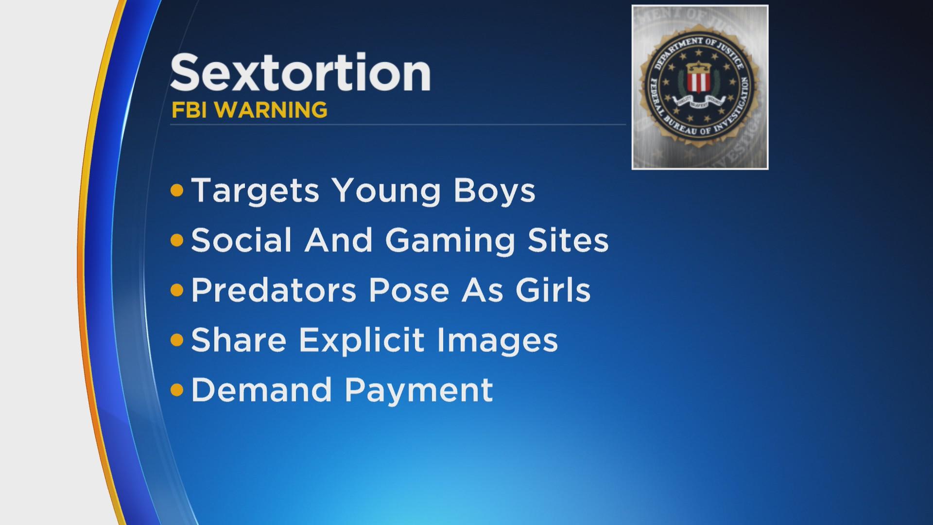 FBI warns of in sextortion cases targeting boys in Chicago - CBS Chicago