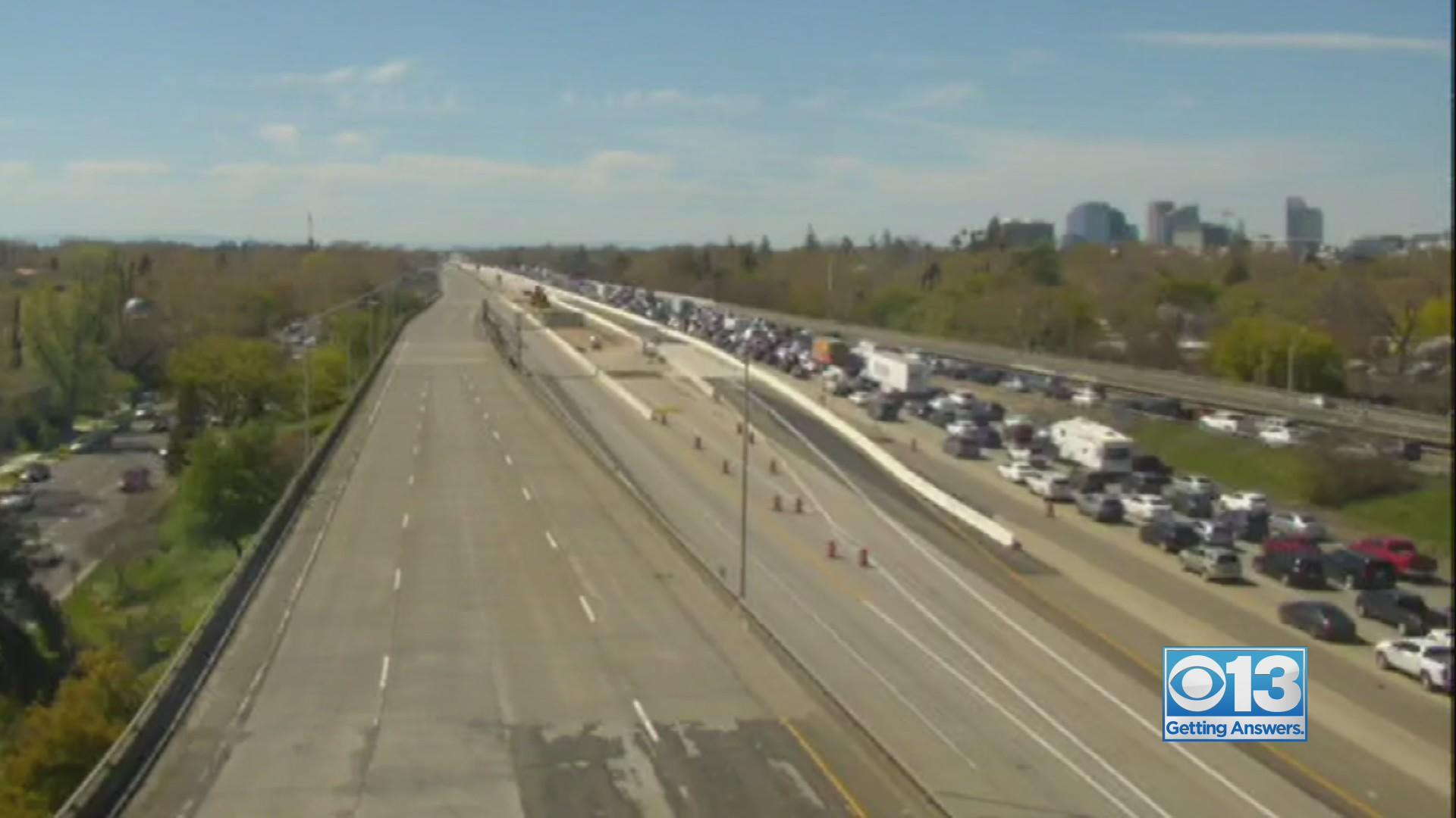 Highway 50 reopens after being closed due to police activity - CBS ...