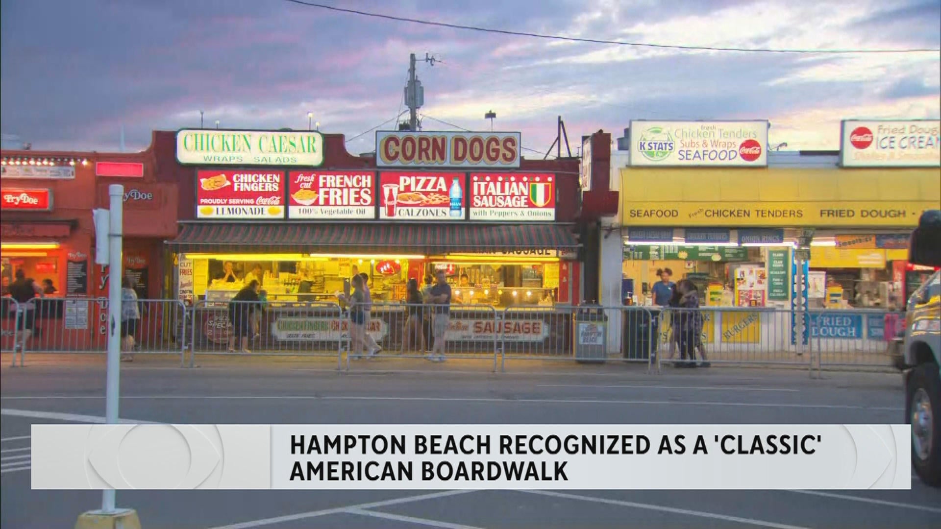 Hampton Beach recognized as one of America's 'classic' boardwalks - CBS ...