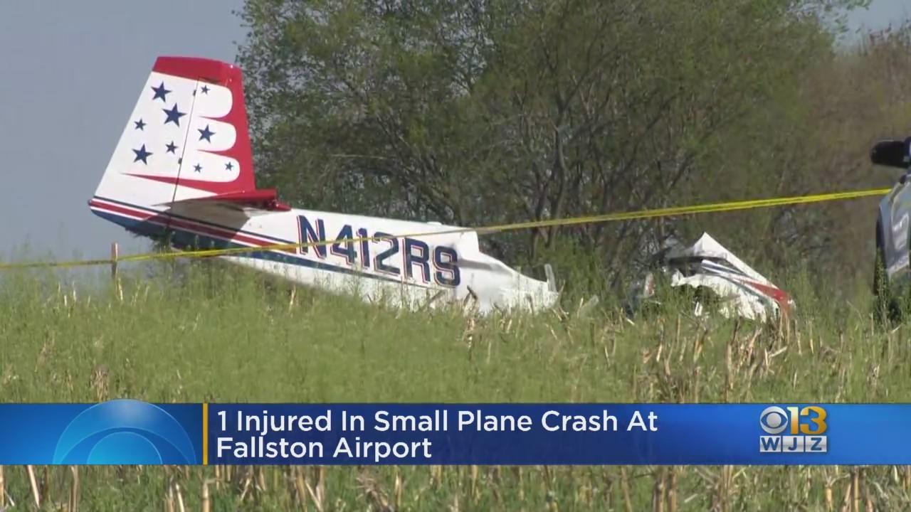 One person injured after plane crash in Fallston - CBS Baltimore