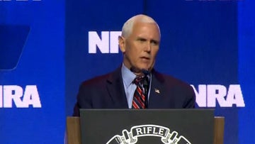Trump and Pence address NRA convention in Indianapolis - CBS News
