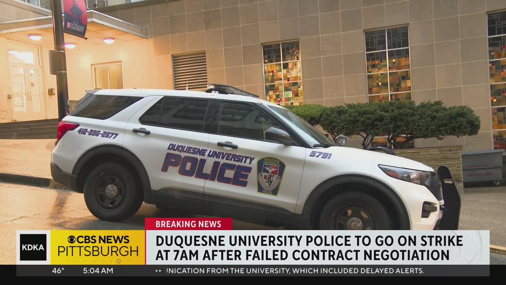 Duquesne University police to go on strike after latest contract ...