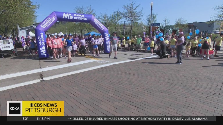 Thousands show up for March of Dimes' annual walk - CBS Pittsburgh