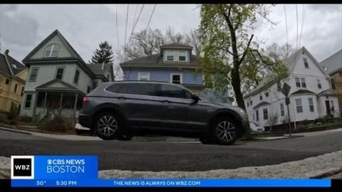 Driver says unmarked speed bump in Somerville damaged his car - CBS Boston
