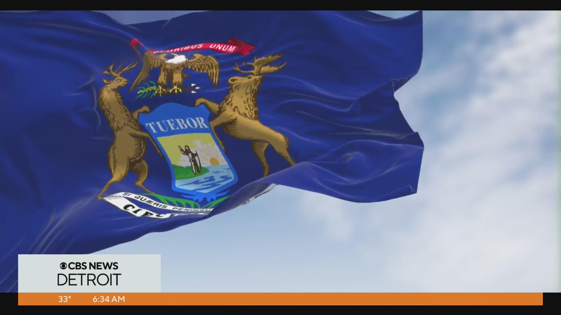 Michigan lawmaker proposes state flag makeover - CBS Detroit