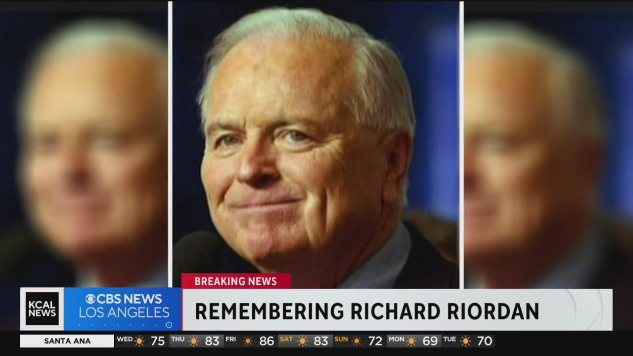 Former LA Mayor Richard Riordan dies at 92 - CBS Los Angeles