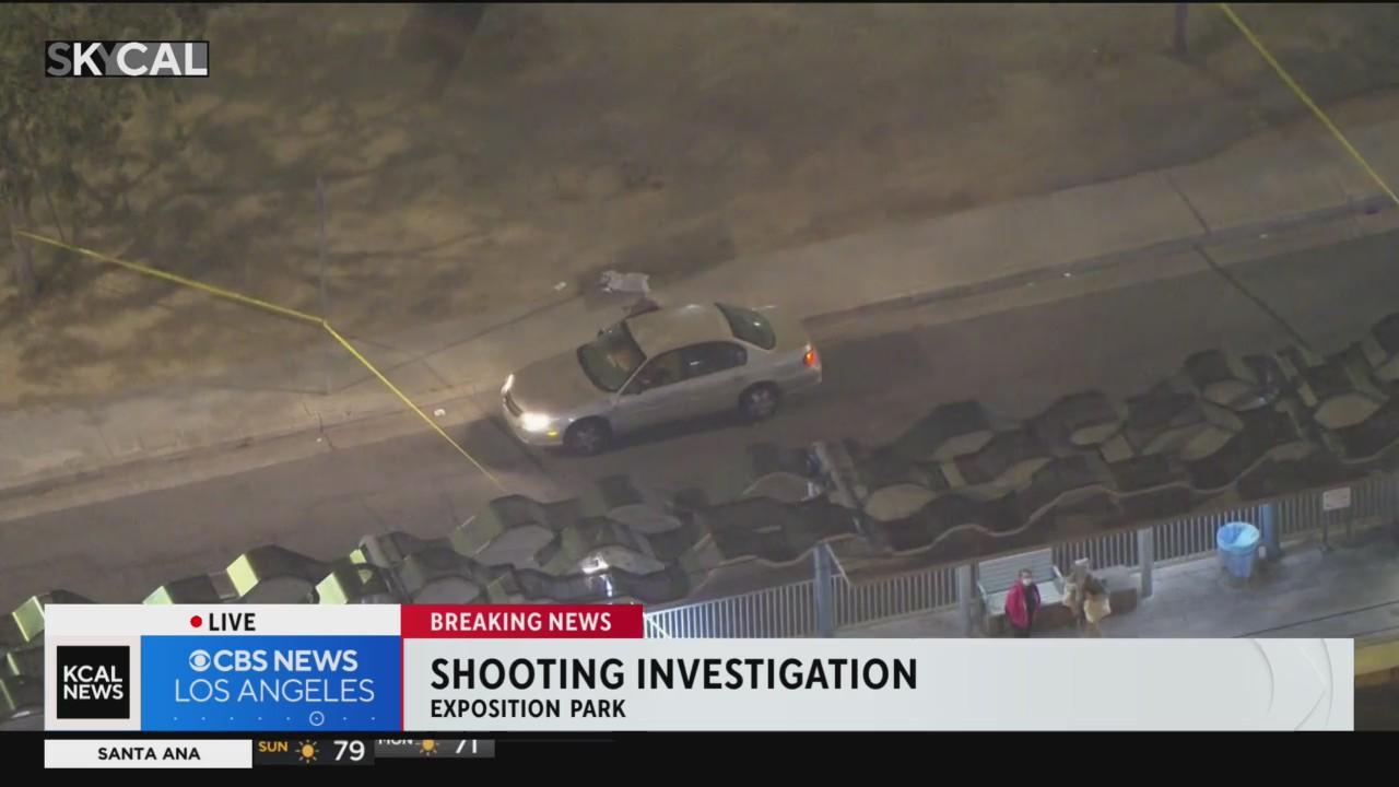 Shooting victim found in Exposition Park dies in hospital - CBS Los Angeles