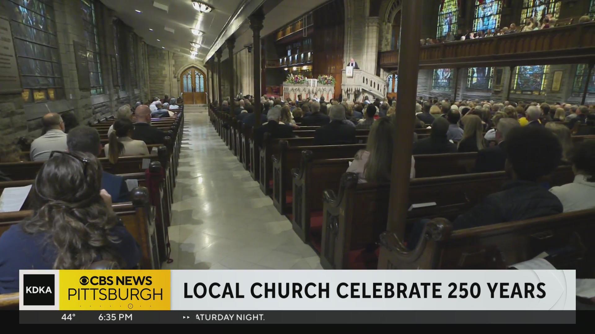 Local church celebrates 250th anniversary - CBS Pittsburgh