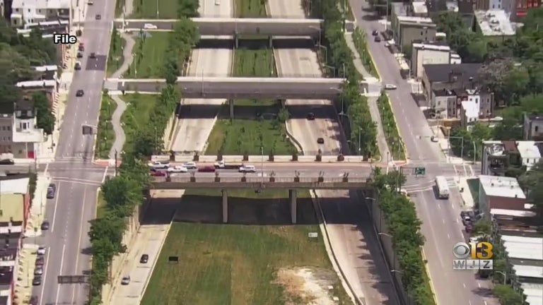 Baltimore's notorious "Highway to Nowhere" could soon be history - CBS ...