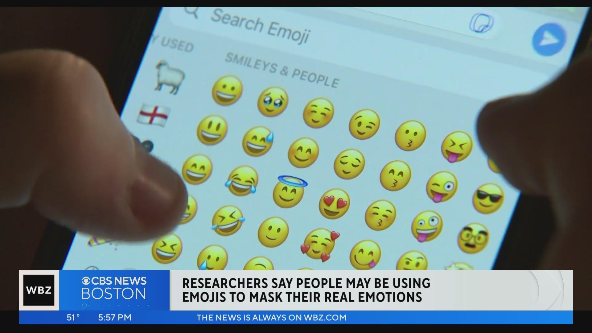 Study finds some people may be masking their emotions with emojis - CBS ...
