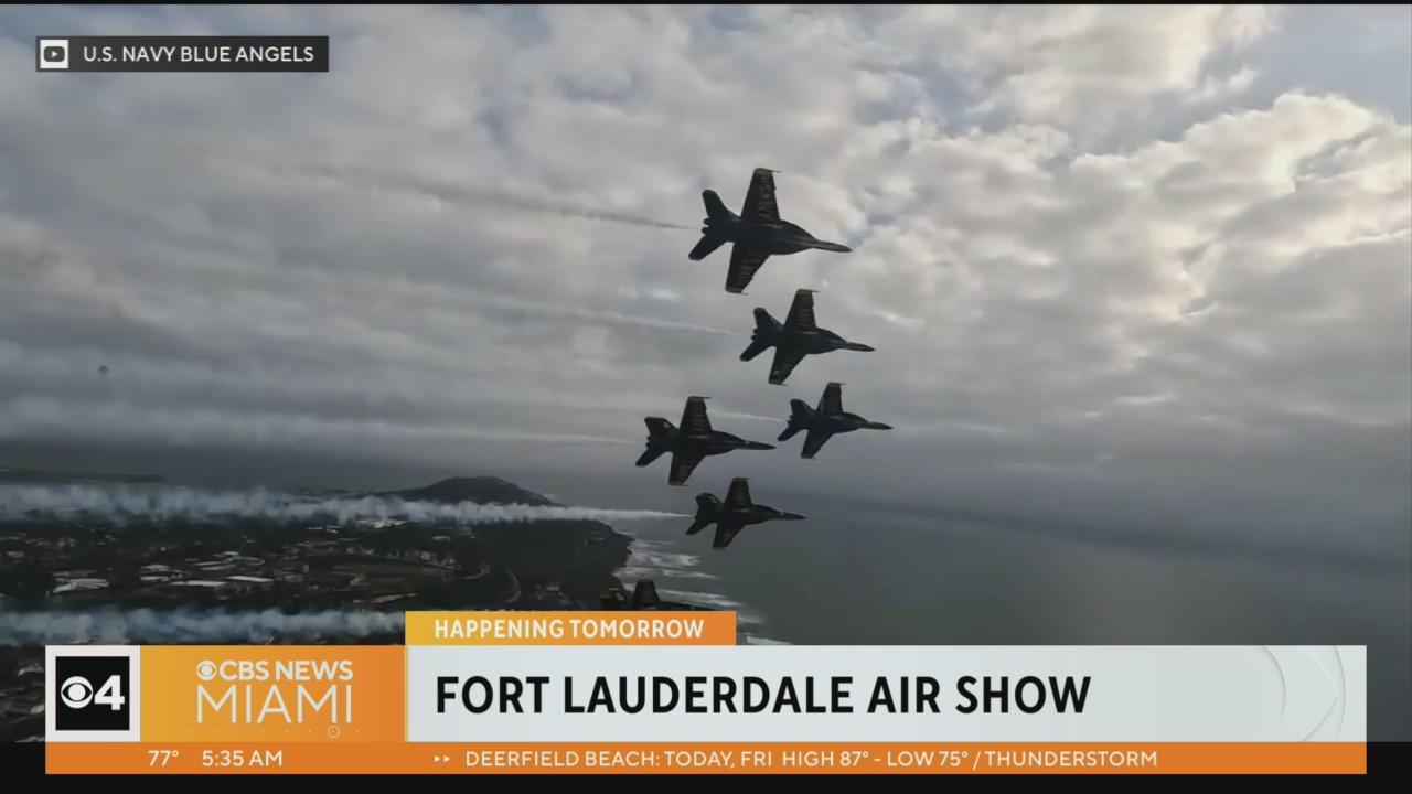 Blue Angels to headline this weekend's Fort Lauderdale Air Show - CBS Miami