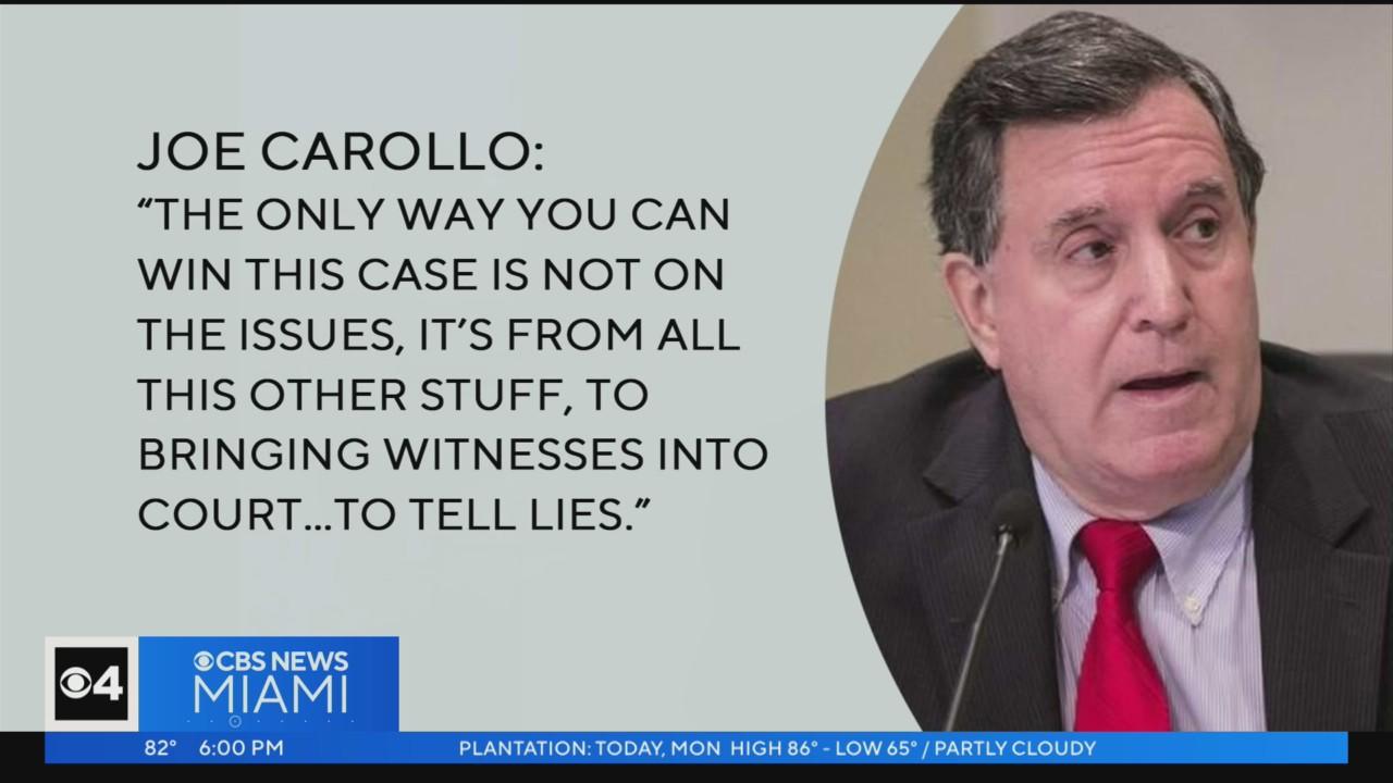 Miami Commissioner Joe Carollo clashes with opposing attorney during ...