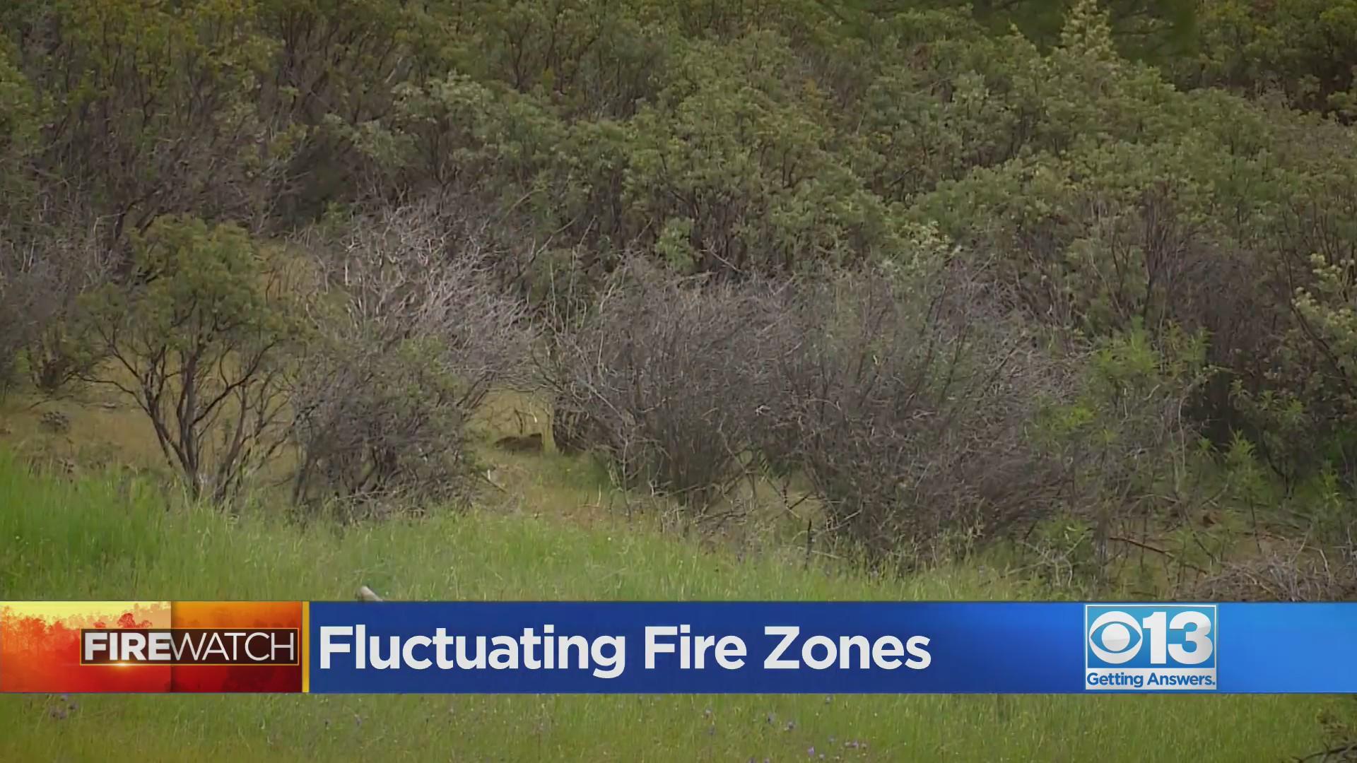 "Fluctuating fire zones": How this year's wildfire risk will vary ...