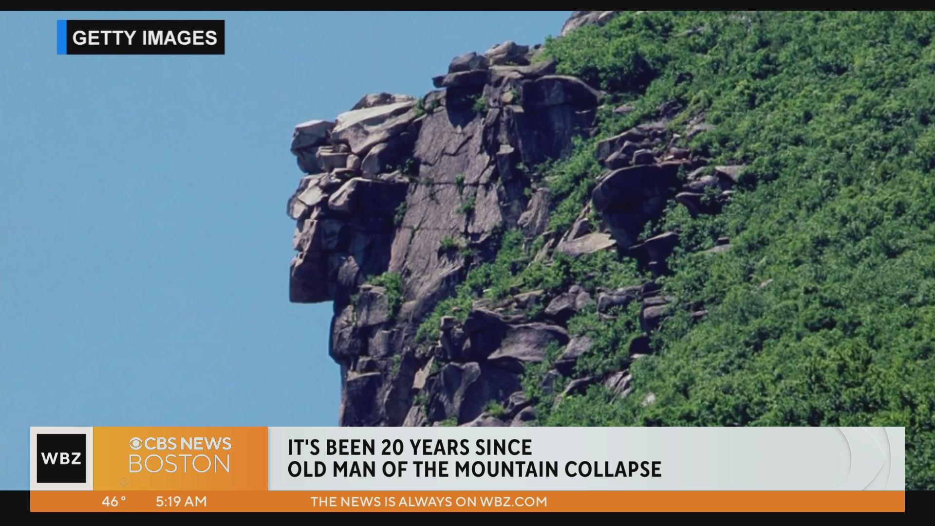 Old Man of the Mountain in New Hampshire crumbled away 20 years ago ...