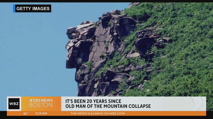 Old Man of the Mountain in New Hampshire crumbled away 20 years ago ...