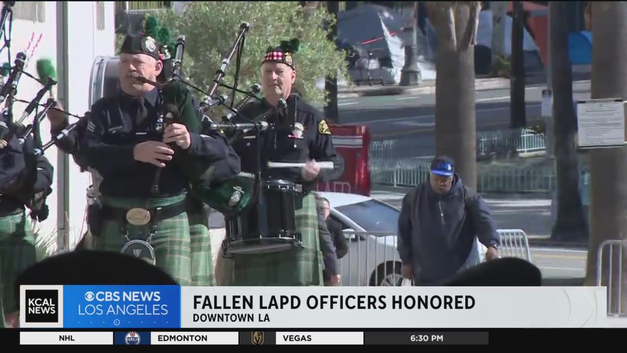 LAPD honors 239 department officers who died in the line of duty - CBS ...