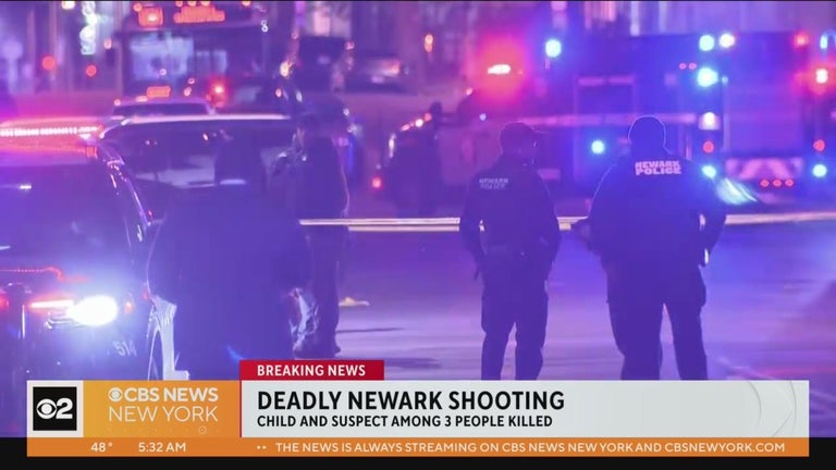 Officials: 3 dead, including child, in Newark shooting - CBS New York