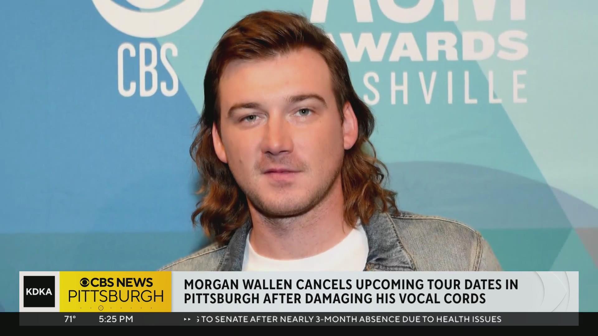 Morgan Wallen's Pittsburgh shows postponed after he reinjured his vocal ...