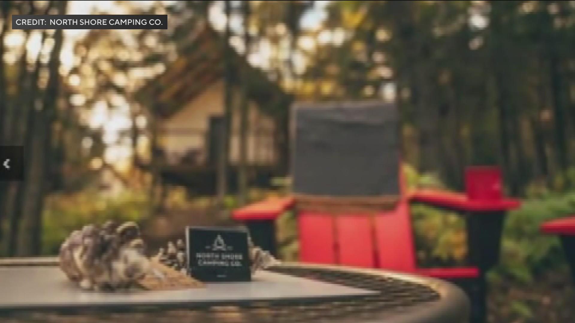 A new "glampground" is now open along the North Shore - CBS Minnesota