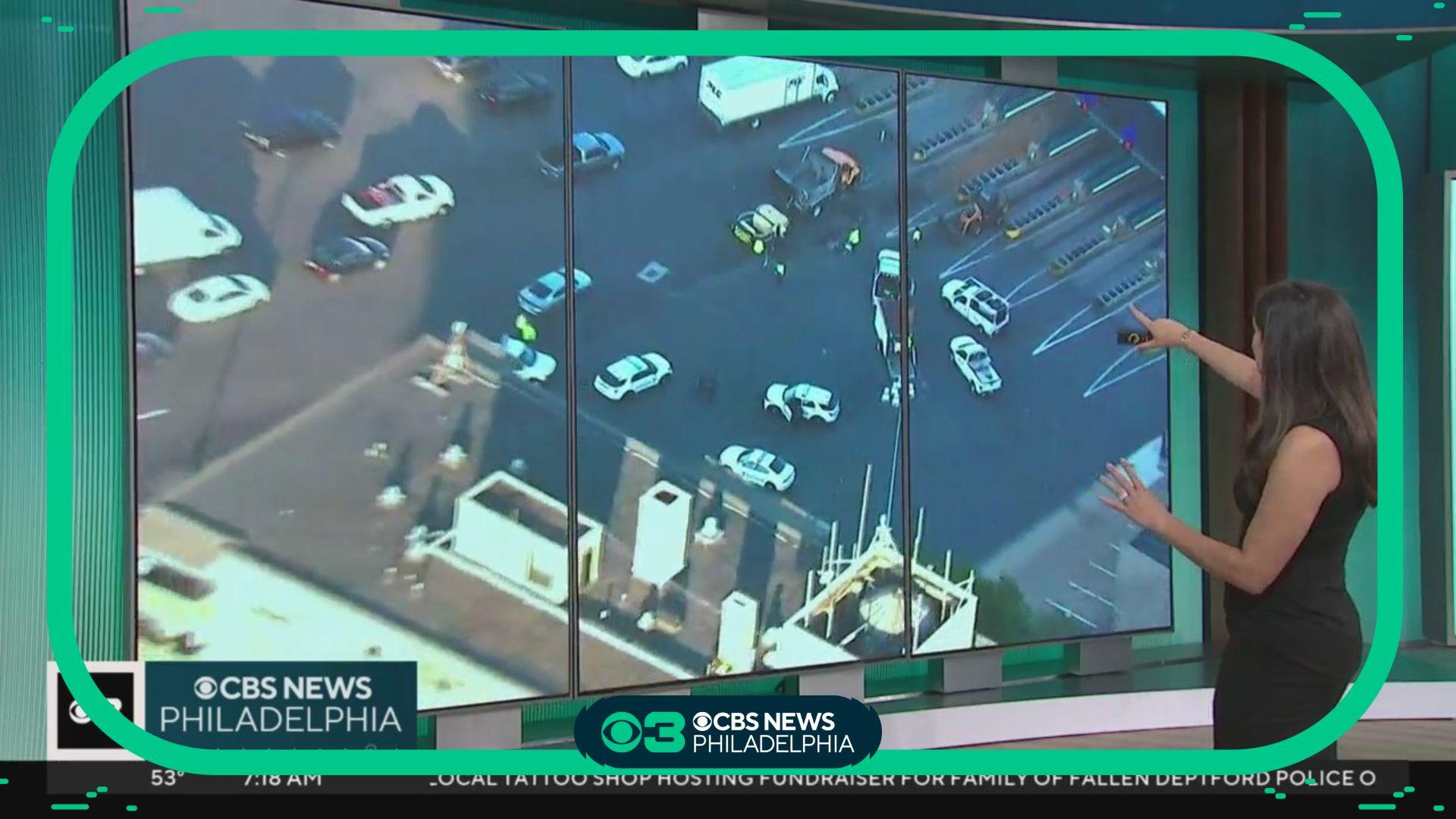 Cleanup underway after fuel spill on Ben Franklin Bridge - CBS Philadelphia