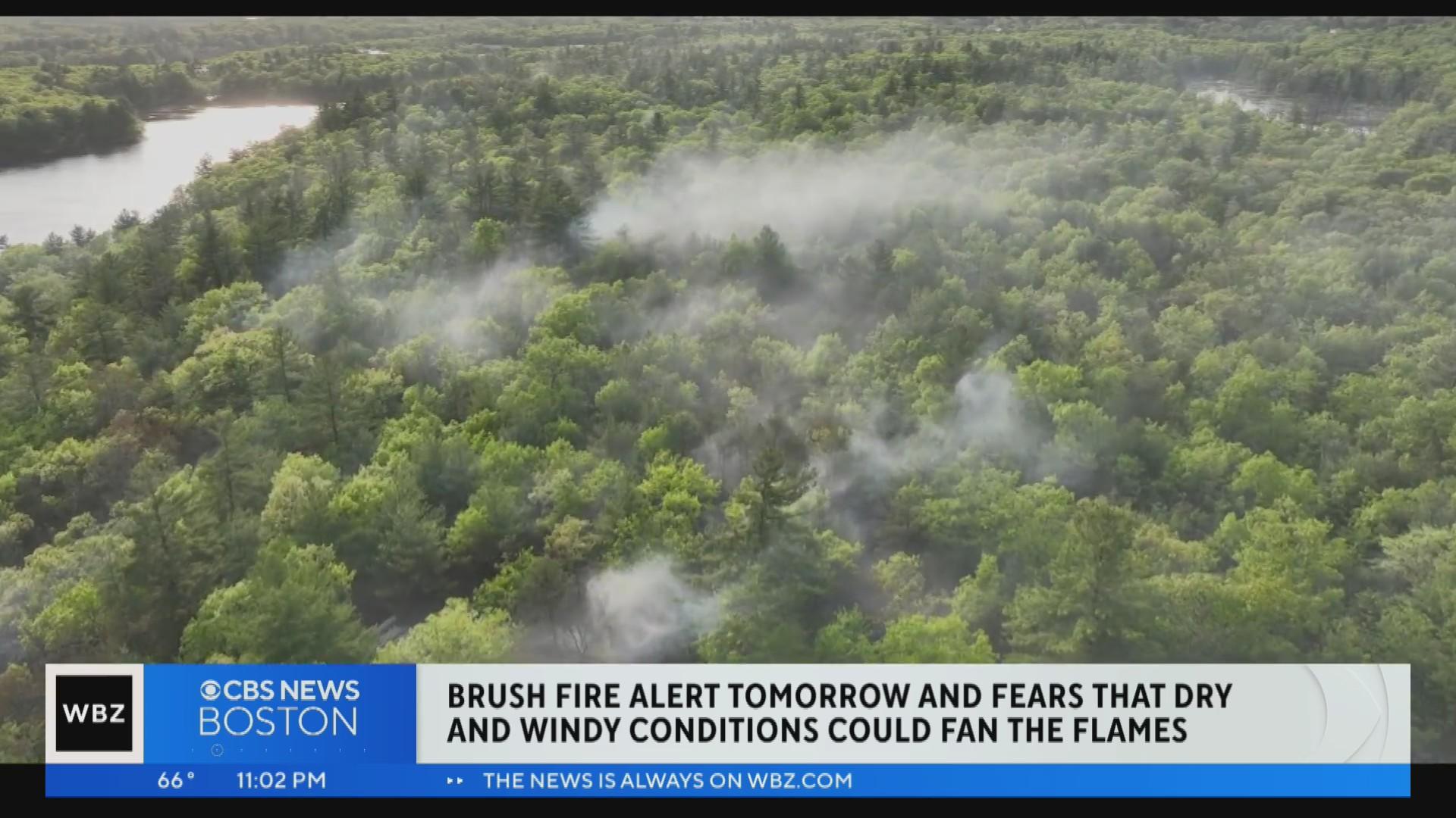 Massachusetts firefighters concerned dry, windy conditions are ripe for ...