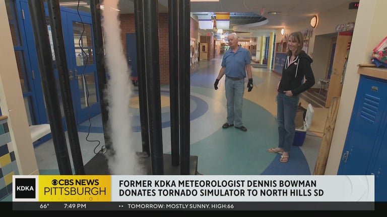 Former KDKA meteorologist Dennis Bowman donates tornado simulator to ...