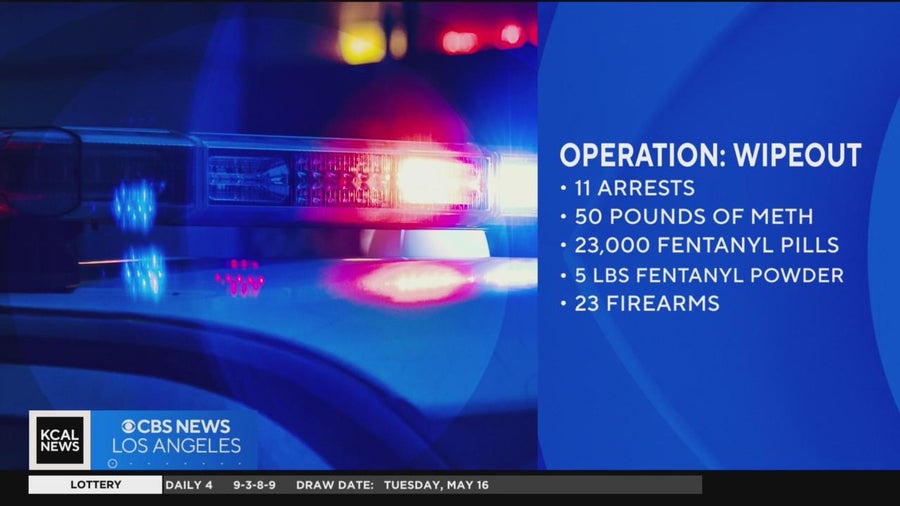 LAPD, FBI announce 12 arrests connected to "Mexican Mafia;" guns and ...