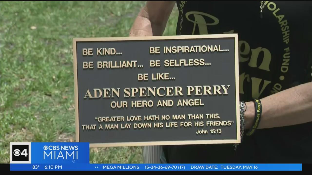 Plaque honoring local teen hero who died trying to save another removed ...