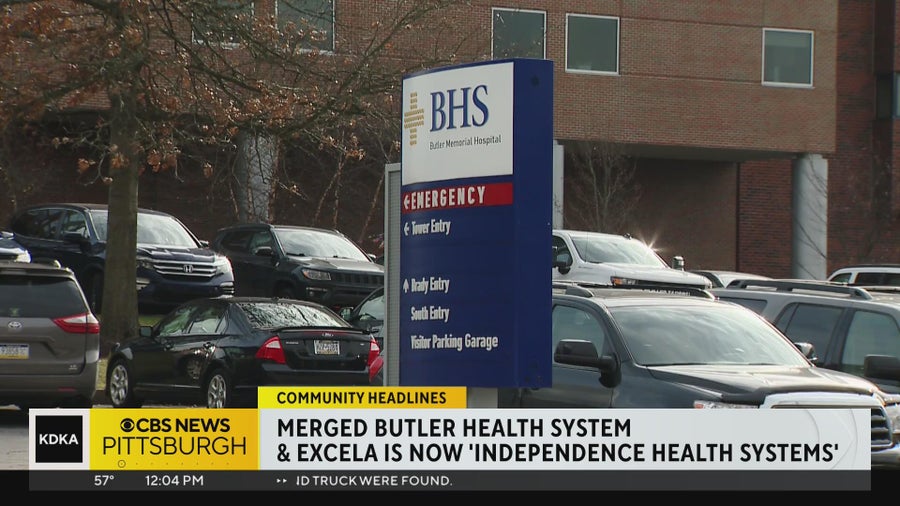 Excela, Butler merger named Independence Health System - CBS Pittsburgh