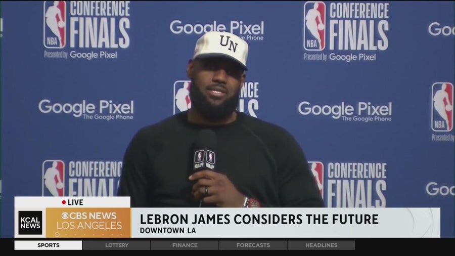 LeBron James contemplates retirement after Nuggets sweep Lakers in ...