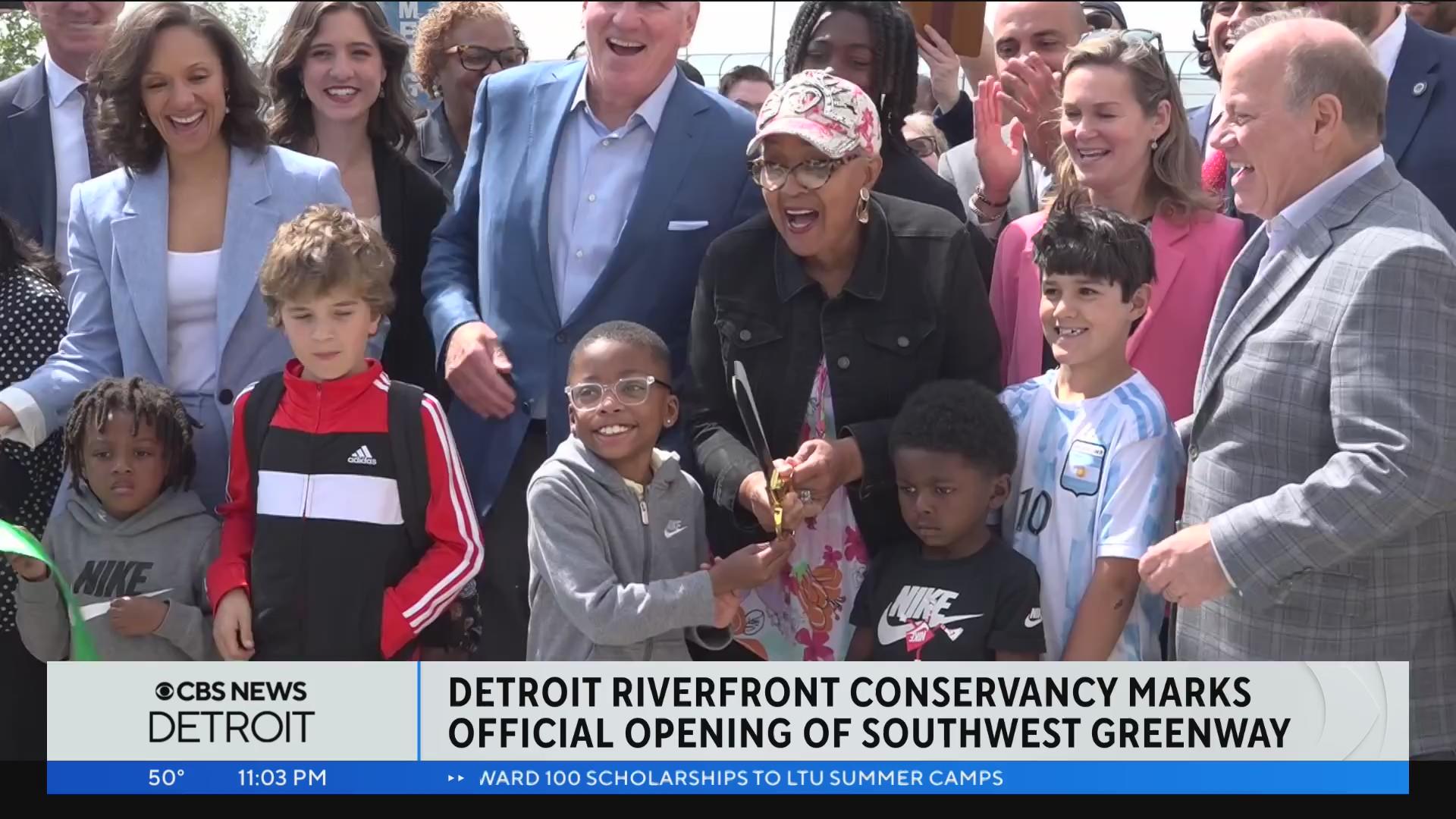 Detroit's Southwest Greenway opens to the public - CBS Detroit