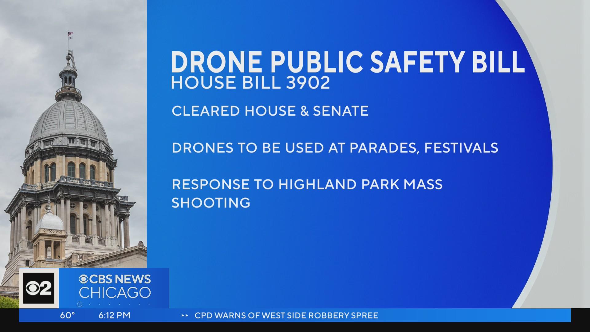 Bill would allow law enforcement to use drones at special events - CBS ...