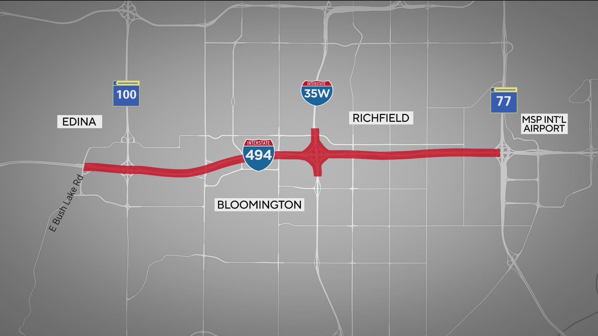 Work begins on MnDOT's massive, multiyear I-494 construction project ...
