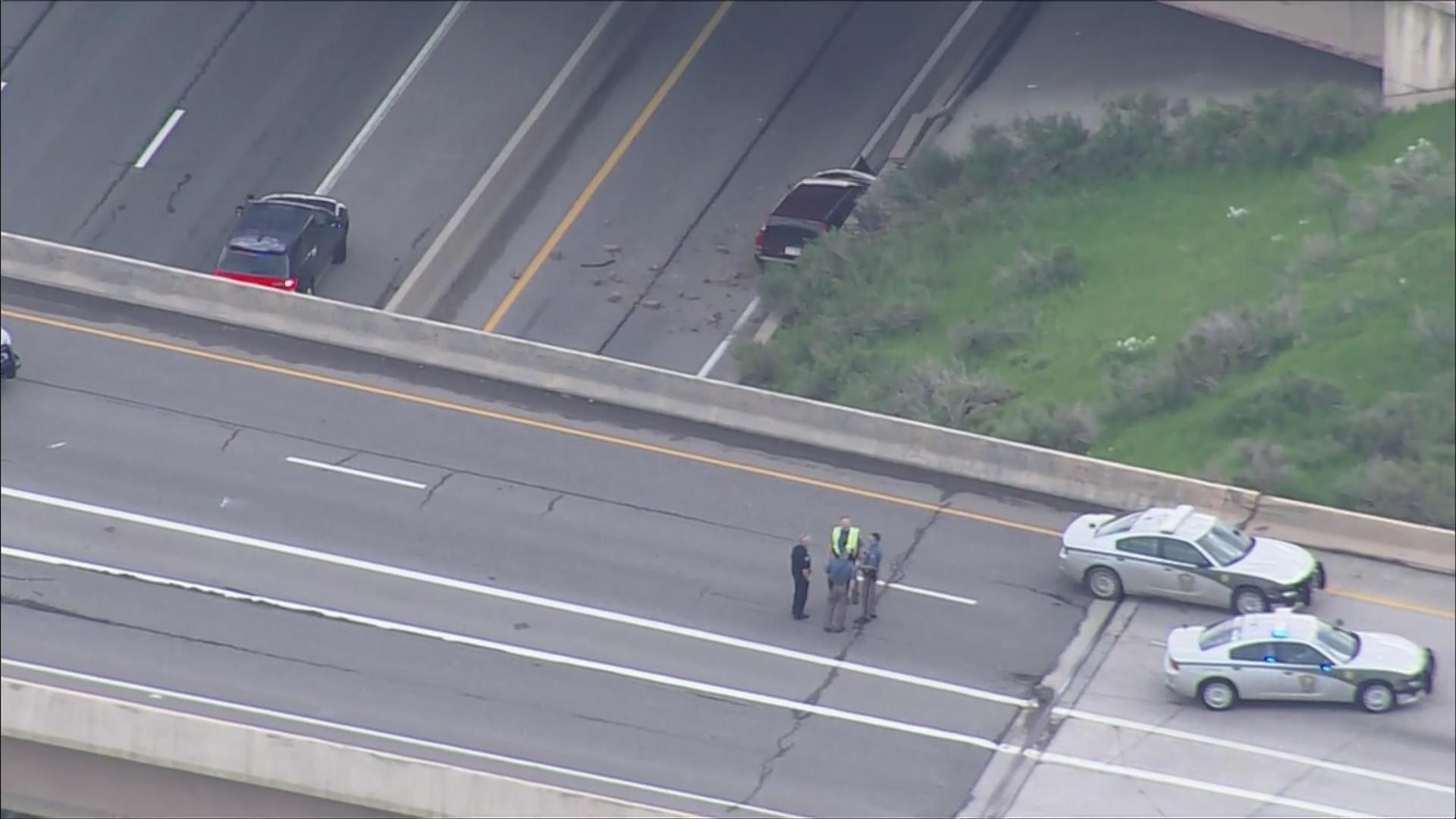 Driver killed by passing vehicle on Interstate 70 after running from ...