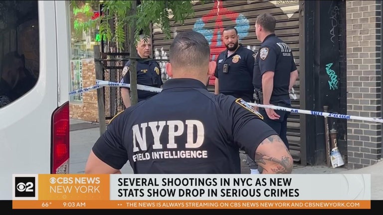 NYPD data shows substantial drop in shootings, murders and other serious crimes in 2023 - CBS ...