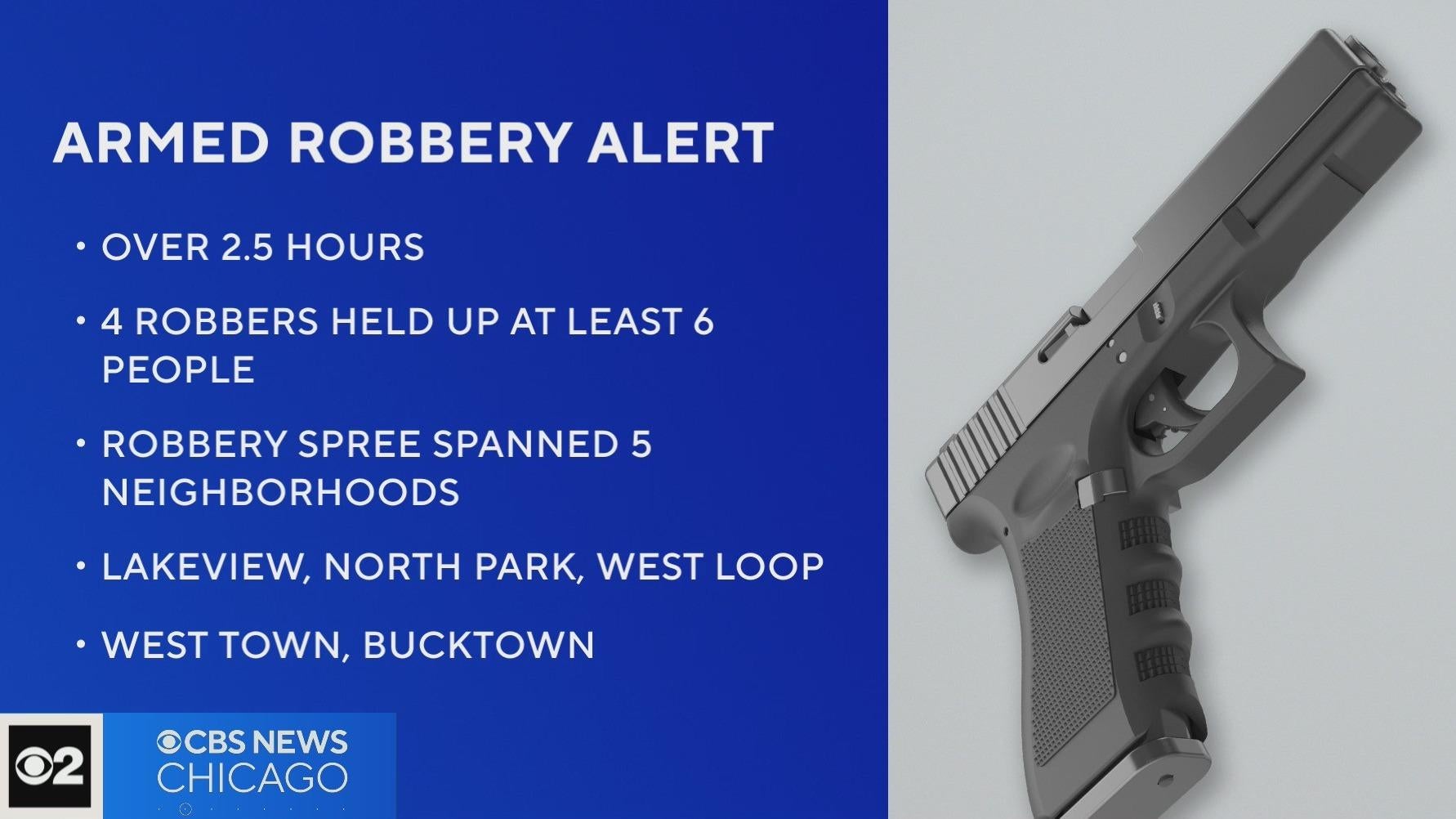 Chicago police sends out robbery alert - CBS Chicago
