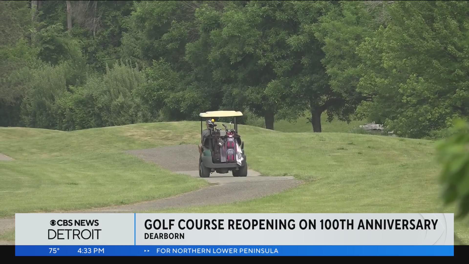 Dearborn golf course celebrates 100th anniversary - CBS Detroit