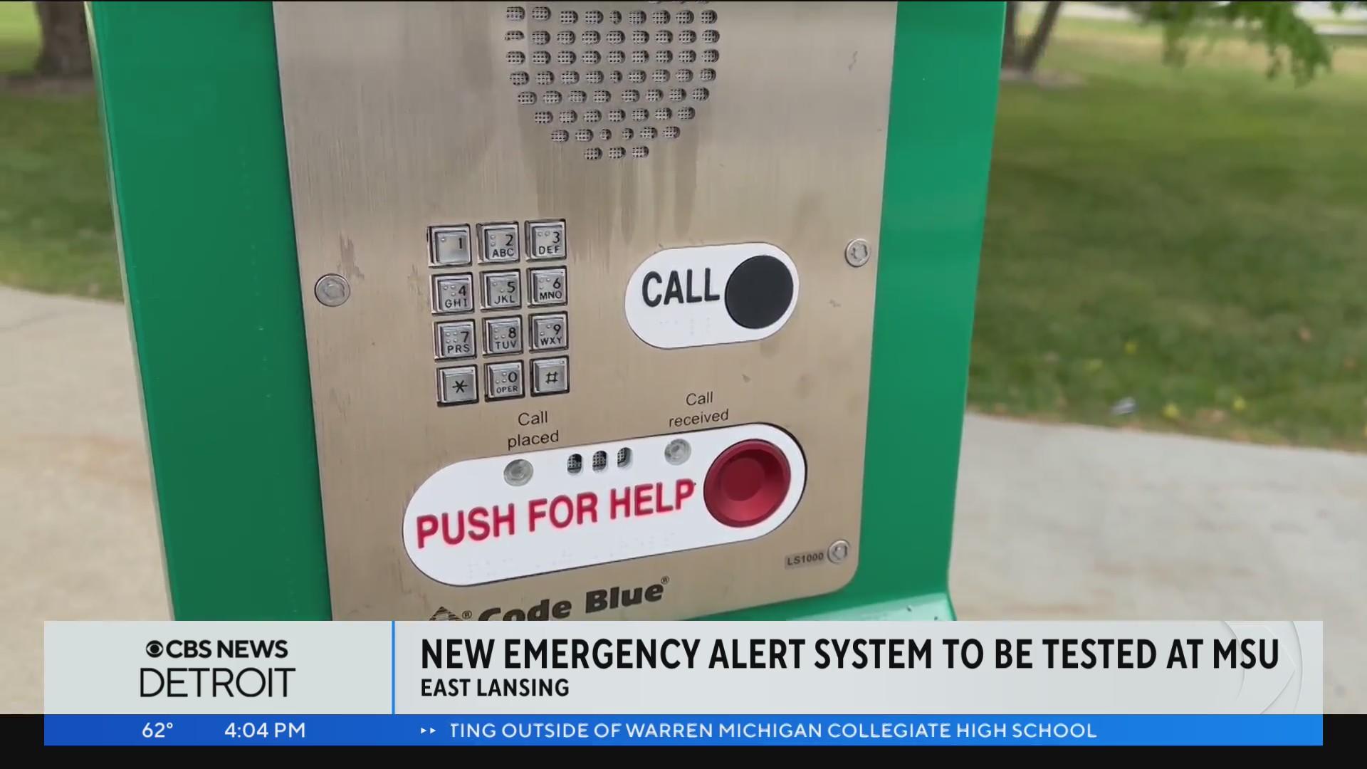 Michigan State University plans test of new emergency alert system ...